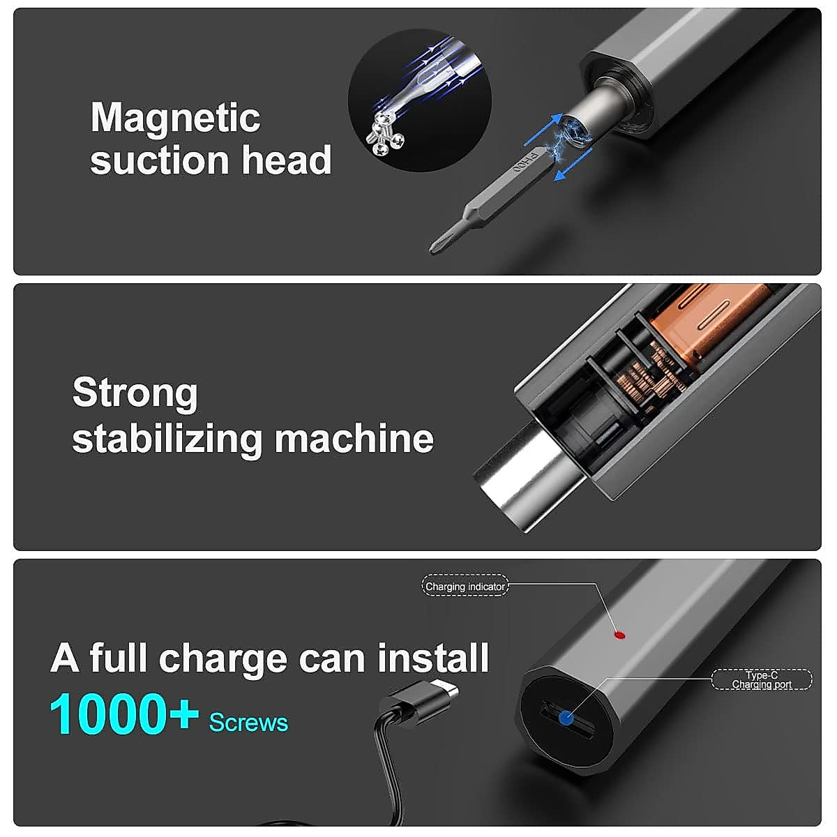 Ultimate 66-in-1 DIY Repair Kit for iPhone & PSP | Electric Cordless Screwdriver Set with Torque Control & Mini Screwdrivers