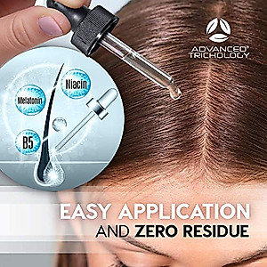 Advanced Trichology NutraM Hair Growth Serum, Dermatologist Tested, Approved by American Hair Loss Association for Thinning Hair Men & Women, Backed by 20 Years of Hair Regrowth Clinic Experience