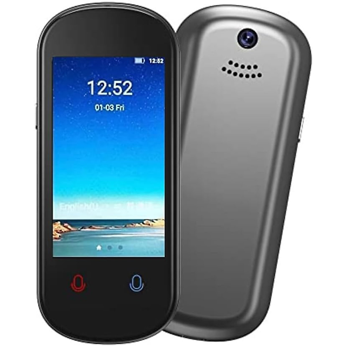 Dododuck 4 Translator Device: Real-Time & Offline Voice and Image Translations - 138 Languages, EU Optimized, 3-inch Touchscreen, 180hr Battery - Essential for Travel & Business