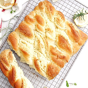 CHEFMADE Rectangular Cake Pan, Nonstick 10.8 Inch Oblong Cake Pan, 7" x 10.8", Set of 2