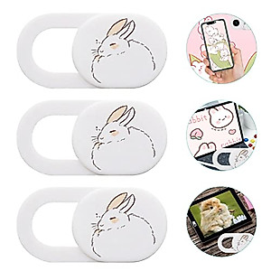 SOLUSTRE Camrea 3Pcs Webcam Slider Privacy Sticker Cover Privacy Protection Webcam Blockers Sliders
