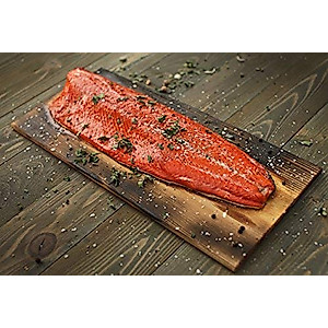 XL Large Cedar Grilling Planks (6 Pack) - 7x15 - Fits Full Filet of Salmon + Free Recipe eBook