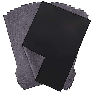 Selizo 100 Sheets Black Carbon Transfer Tracing Paper for Wood, Paper, Canvas and Other Art Surfaces (9 x 13 Inches)