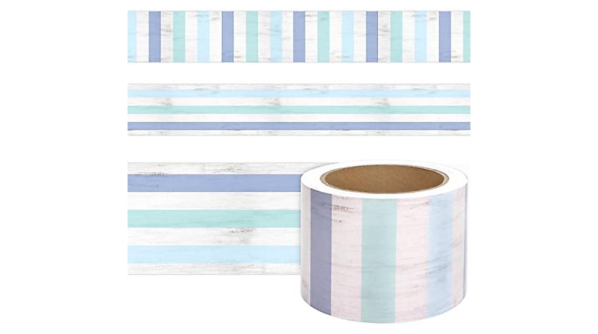 Calming Blue Bulletin Board Borders for Classrooms