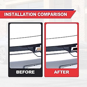 Compatible with 11.8" x 4" 3PCS Chevy Bowtie Emblem Logo Stickers Cut DIY Decals, 3 Pcs Universal Logo Overlay Carbon Fiber Black