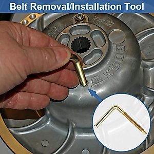 PAGOW 3PCS Clutch Drive Belt Removal Tool, Clutch Spreader Drive Ranger Belt Removal Tool, Belt Change Tools, for Polaris RZR RZR-4 XP Turbo RS1 Ranger XP 1000 Replace 2875911