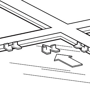 OOK Glazing Push Points, Glazier Points, Steel, Zinc Finish (45 Piece)