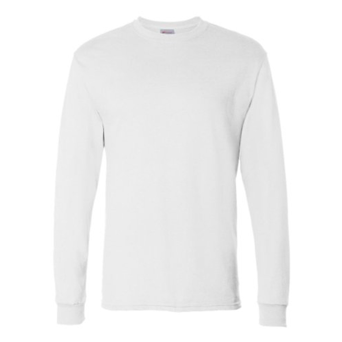 Hanes Men's Essentials Long Sleeve T-shirt Value Pack (2-pack), White,Large