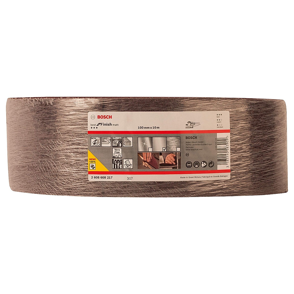 BOSCH Best for Matt Finish Roll 10 M 100 MM Very Fine A 2608608217