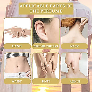 MQQ Lure Her Perfume para hombres, Colonia de feromonas doradas para hombres Atraer mujeres, Romantic Glitter Perfume, 1.0 Count