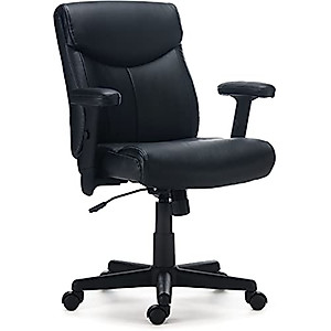 Staples Traymore Luxura Managers Chair, Black (53245)