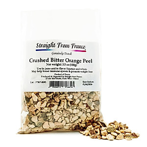 Straight from France Crushed Bitter Orange Peel, Rich in Nutrients and Antioxidants, Great to add extra Flavor to Jams, Preserves, Teas and other Infusions 100g 3.5 Ounce