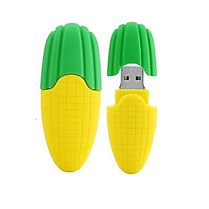 2.0 Corn on The Cob Vegetable 16GB USB External Hard Drive Flash Thumb Drive Storage Device Cute Novelty Memory Stick U Disk Cartoon Food