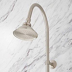 Signature Hardware 902867 Exposed Shower System with Shower Head and Handshower