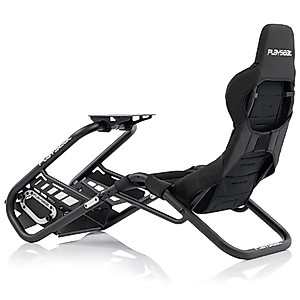 Playseat Trophy Sim Racing Cockpit | High Performance Racing Simulator Cockpit | Supports Direct Drive | Compatible with All Steering Wheels & Pedals on The Market | Supports PC & Console | Black