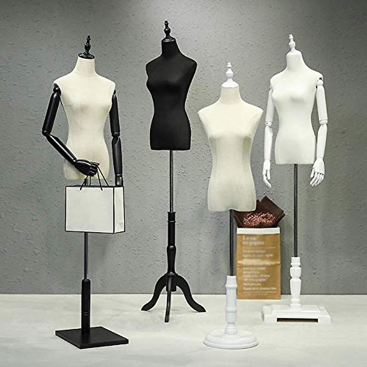 Mannequin Display Stand Female Mannequin Full Body Mannequin Torso Clothing Shop Window Display Dressmakers Fashion ( Size : Small ) ( )