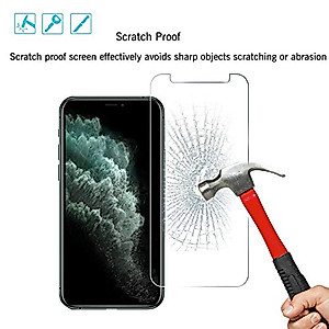 Ailun 2 Pack Screen Protector for iPhone 11 Pro Max[6.5 inch] + 2 Pack Camera Lens Protector,Tempered Glass Film,[9H Hardness] - HD