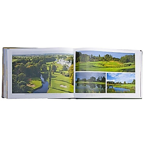Graphic Image Golf Courses FAIRWAYS of The World by David Cannon Special Edition in Rich Green Leather -