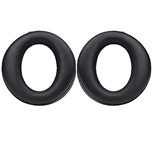 MOLGRIA Replacement Ear Pads, Earpads Cushion Cover for Sony PS3 PS4 Gold Wireless Playstation 3 Playstation 4 Headset 2018 Version CECHYA-0080 Stereo 7.1 Virtual Surround Headset(Black)