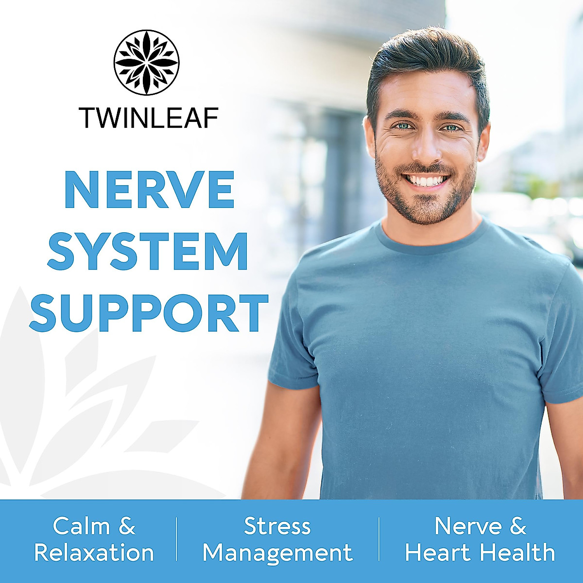 TWINLEAF Magnesium Brain Booster Made in USA - Supports Brain Health & Function as Natural Calm, Relax Aid - Nootropic Magnesium Memory, Concentration & Focus Pills That Promote Better Rest