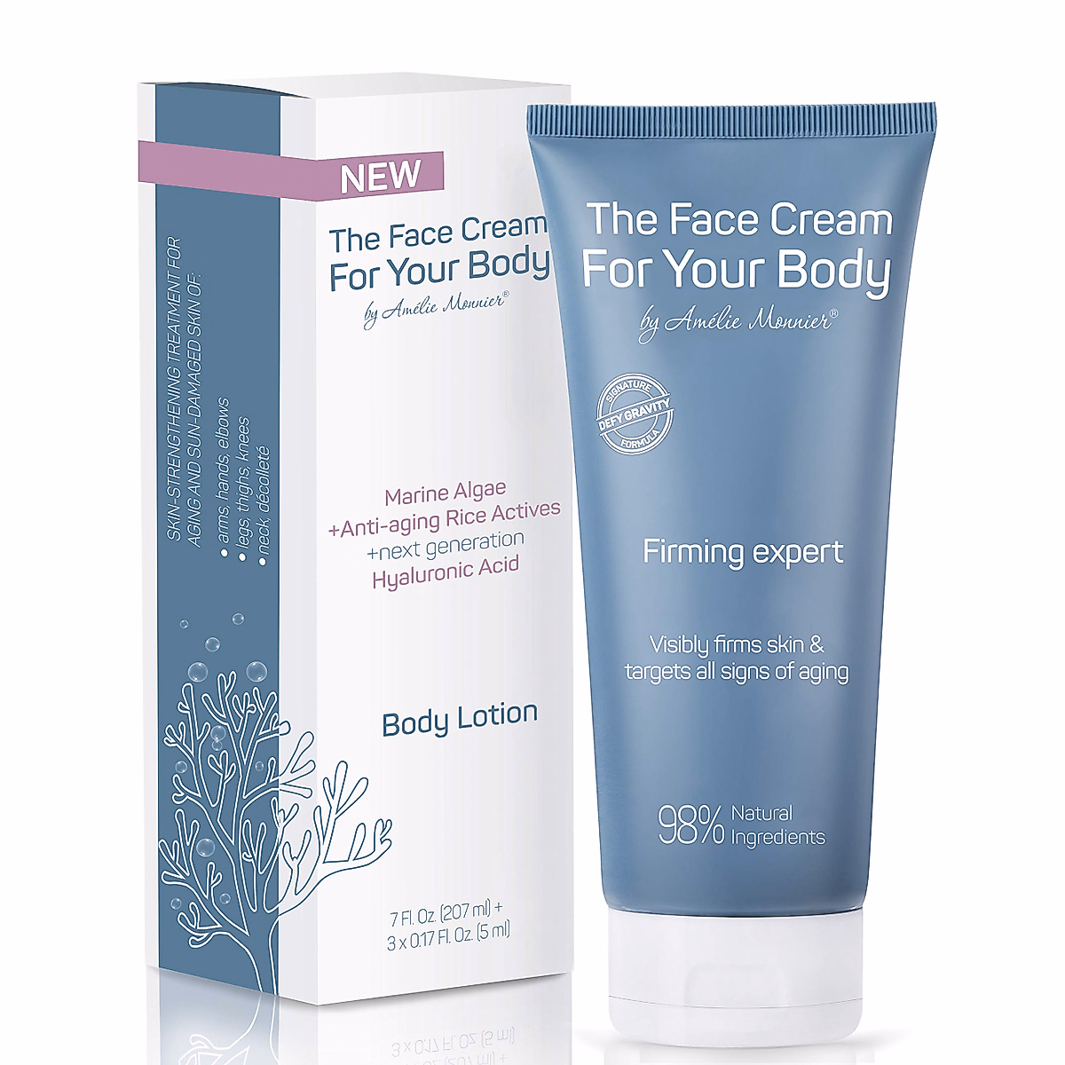 Crepe Firming Advanced Cream - European Hi-tech Skin care - Hyaluronic Acid in the 50-3000 kDa Molecular Spectrum - Tightening & Lifting Collagen Repair Treatment - Best for Body, Face and Neck 7.5 oz
