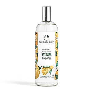 The Body Shop Satsuma Body Mist – Refreshes and Cools with a Citrus Scent – Vegan – 3.3 oz
