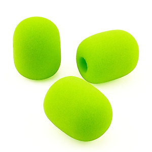 LEFXMOPHY Windscreen Replacement for SteelSeries Arctis 1 3 5 7 7X 7P 9X Pro Gaming Headset Mic Pop Filter Mic Windmuffler, 3-Pack Blue Color Foam Covers