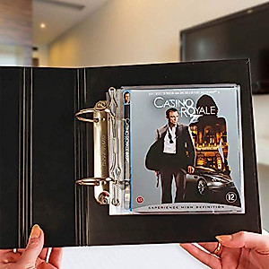 Tarifold Blu-ray Storage Bundle Pack - 50 Blu-ray Protective Sleeves Plus 2 Binders – Optimal Storage and Organizer (10265)