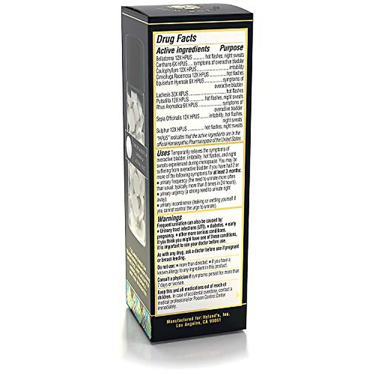 Doctor Wise Bladder, Gentle, Natural Relief of Overactive Bladder, Hot Flashes and Night Sweats, 68 Quick Dissolving Tablets