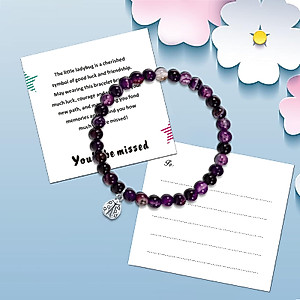 Ladybug Coworker Bracelet - Good Luck Farewell Gift for Women and Men