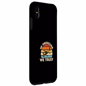 iPhone XS Max Airplane Pilot Aviator In Pressure We Trust Aviation Case