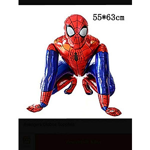 BCD-PRO Superhero Spiderman 3D Stand Balloon Medium Size for Kid Toddler Birthday Decoration