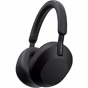 Sony WH-1000XM5 Noise Canceling Wireless Headphones - 30hr Battery Life - Over-Ear Style - Optimized for Alexa and Google Assistant - Built-in mic for Calls - Black