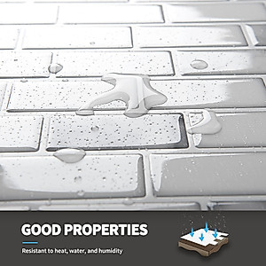 Art3d 10-Piece Peel and Stick Backsplash Tile, 12" X 12" Self-Adhesive Tile Sticker (10 Tiles)