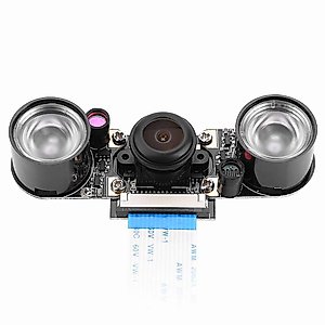 Wide Angle Fish-Eye Lens Camera Module,Camera Module for Raspberry Pi 3/2/B Adjustable-Wide Angle Camera Module,1080p Mobile Phone Accessories Raspberry Pi 4 Camera
