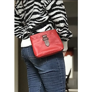 LaGaksta Lilly Mini Crossbody Bag (Red Brown)