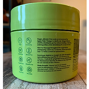 Fekkai Apple Cider Detox Clarifying Scrub - 7.5 oz - Scalp Treatment - Removes Build-Up & Exfoliates - For All Hair Types - Vegan, Cruelty-Free