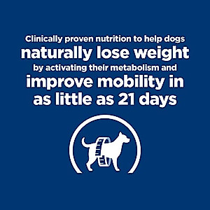 Hill's Prescription Diet Metabolic + Mobility, Weight + j/d Joint Care Chicken Flavor Dry Dog Food, Veterinary Diet, 24 lb. Bag