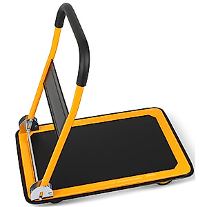 Simpli-Magic Push Cart Dolly, Moving Platform Hand Truck, Foldable for Easy Storage and 360 Degree Swivel Wheels with 440lb Weight Capacity