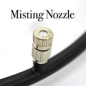 DecoBREEZE Fans Outdoor Misting Kit, One Size, Black