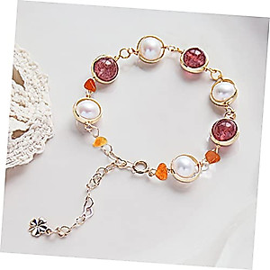 1 Box Natural Gravel Bracelets Kit Beads Round Beads Gemstone Beads Irregular Beads Natural Stone Stone Accessories Bracelets Beads