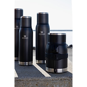 Stanley Adventure To Go Insulated Food Jar with Cup Lid and Spork - 24oz - Stainless Steel Insulated Food Container - BPA-Free and Dishwasher Safe