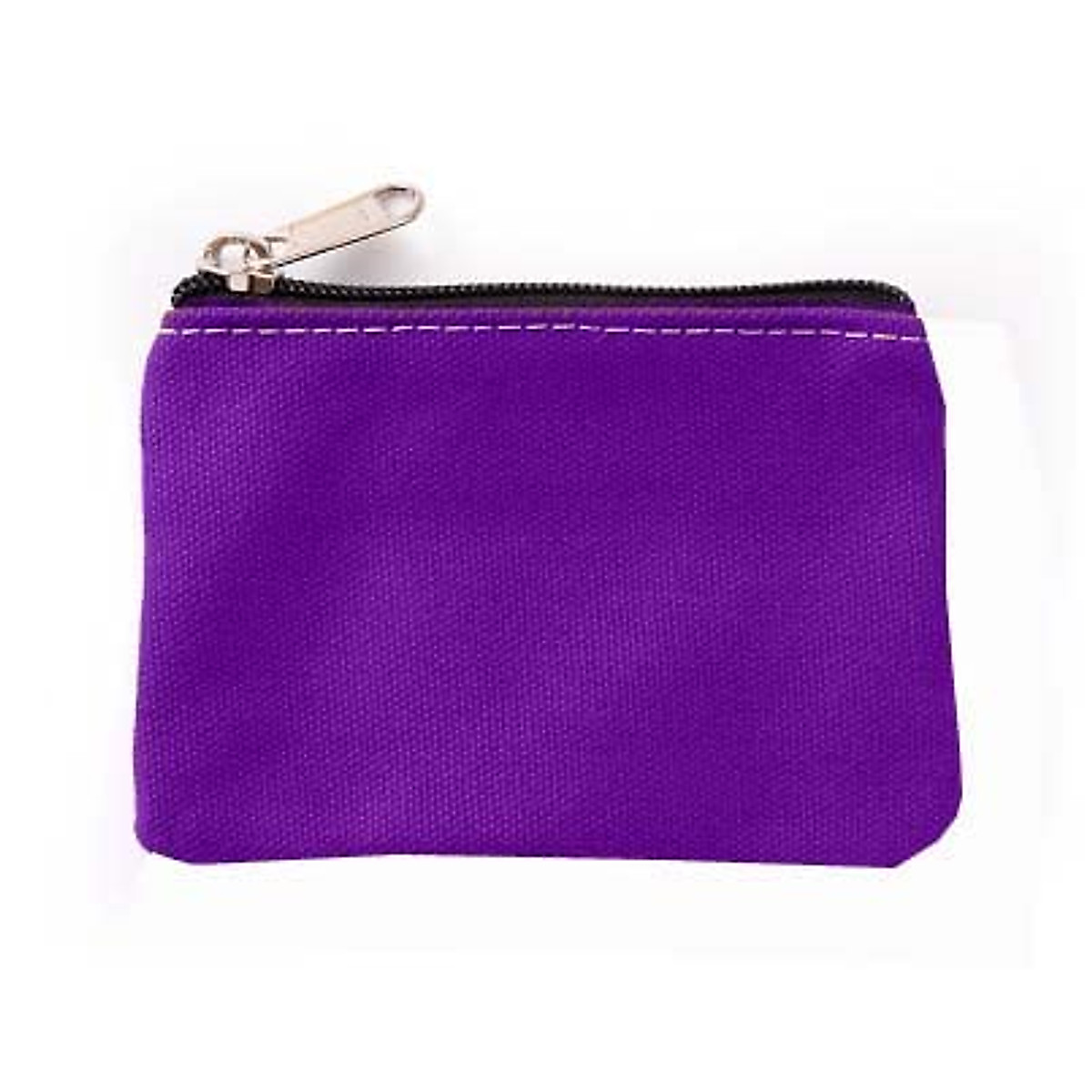 HappyDaily 6 Pack Canvas Zipper Bags Small Makeup Bags Lipstick Cosmatic Organizer Small Storage Pouch Carrying Purse (Pink/Hotpink/Sky Blue/Purple/Orange/Grey, Small (3.1'' x 5.1'')) (HD274)