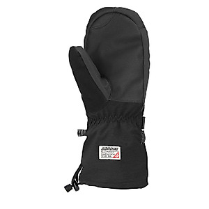 Gordini Men's Men's Aquabloc Down Gauntlet Iii Waterproof Mittens, Black, Large