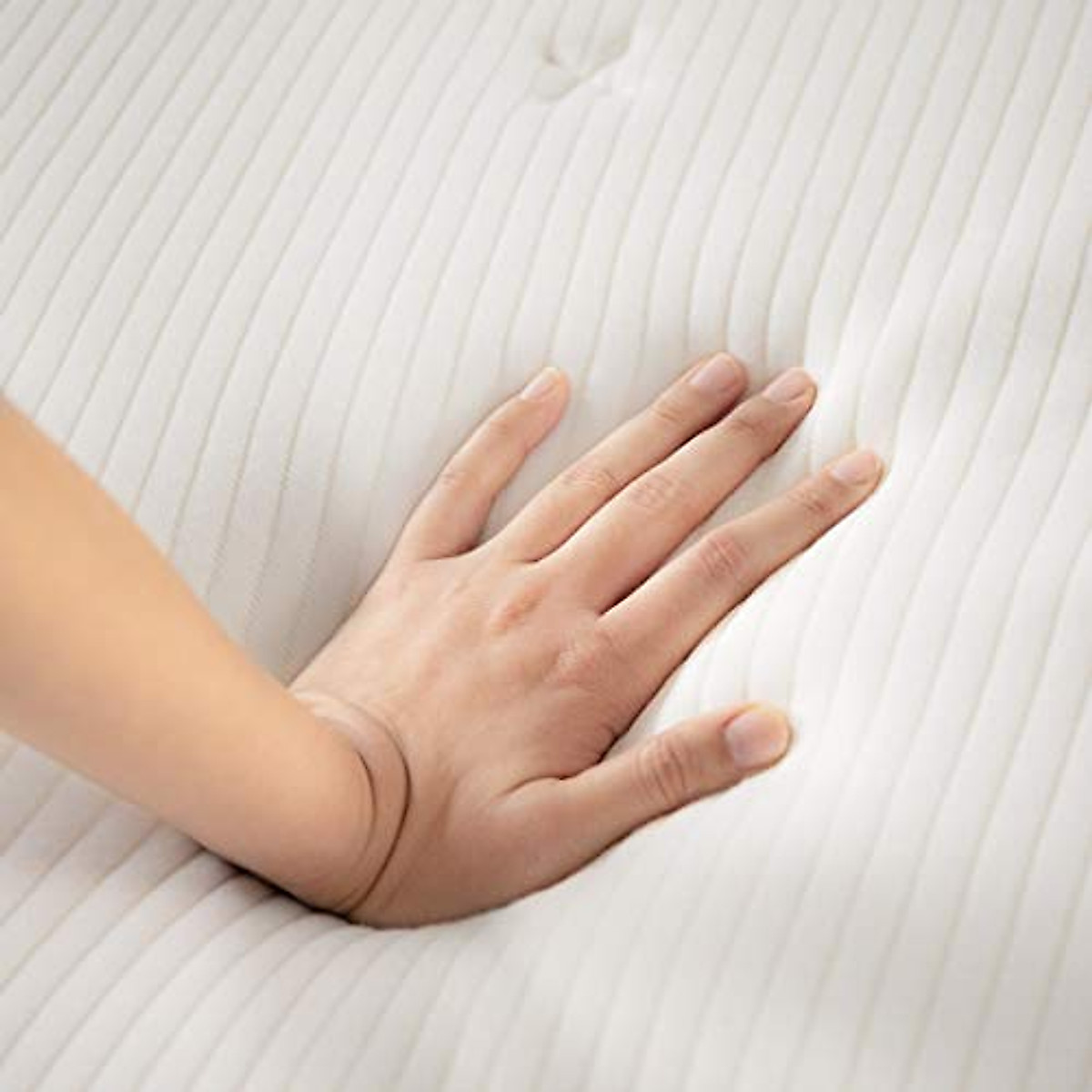 Mellow 10 Inch LAGOM Elite Hybrid Mattress, Made in USA, CertiPUR-US Certified Foams, OEKO-TEX Certified Eco Cover, Green Tea Infused Memory Foam and Pocket Springs, Quilted Comfort Top, Twin