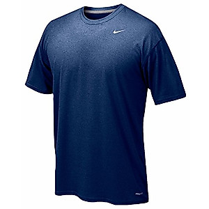 Nike Youth Boys Legend Short Sleeve Tee Shirt (Youth Large, Navy)