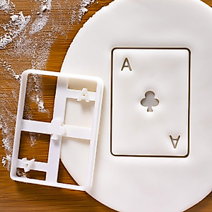 Poker Card Ace of Club cookie cutter, 1 piece, Ideal for DIY Las Vegas Casino theme party - Bakerlogy