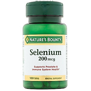 Nature's Bounty Selenium, 200 mcg, 100 Tablets