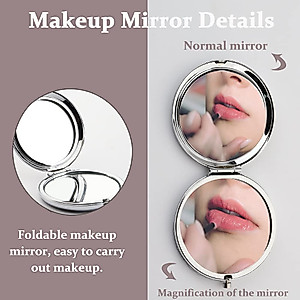 TGBJE Ladies Don’t Start Fights But They Can Finish Them Pocket Mirror Cartoon Cat Gift (Ladies Fights Mirror)