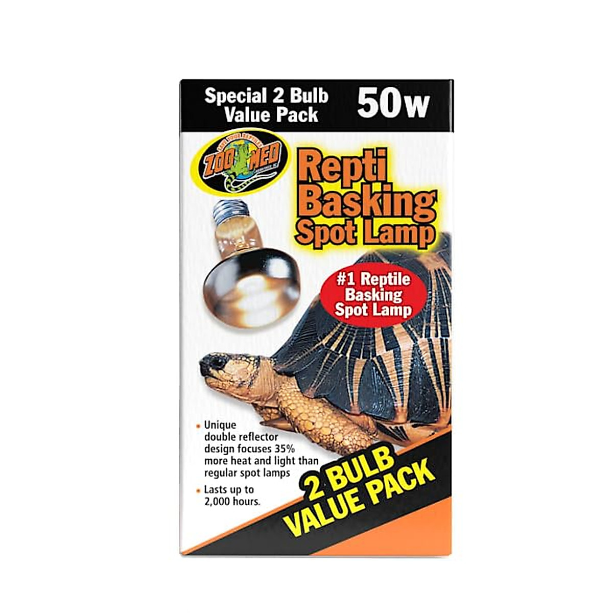 Zoo Med Repti Basking Spot Lamp Value Pack, 50 Watts
